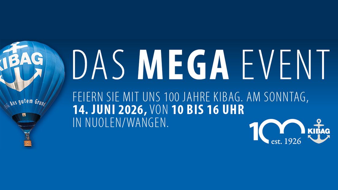 14. Juni 2026: Feiern Sie mit uns 100 Jahre KIBAG! | KIBAG